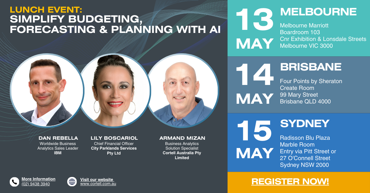 Cortell | Exclusive Event: Simplify Budgeting, Forecasting & Planning ...